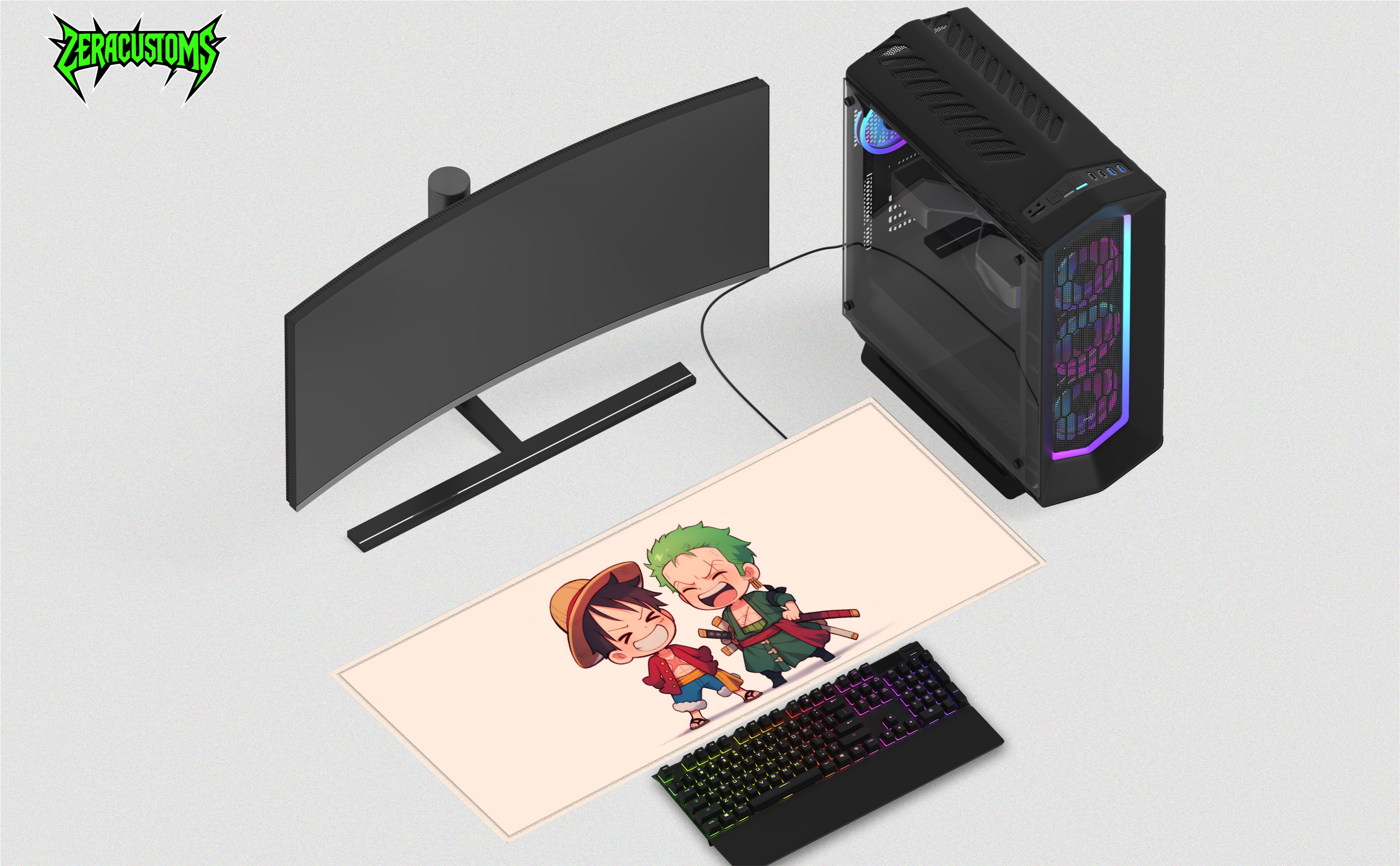 Chibi Pirates Desk Mat – ZeraCustoms