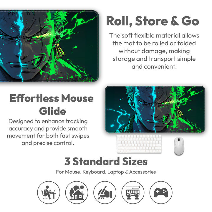 Split Face Desk Mat – ZeraCustoms