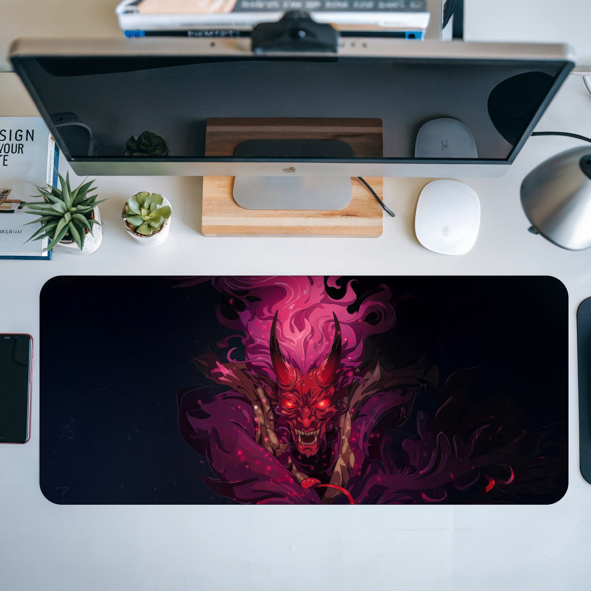 Oni Demon Desk Mat – ZeraCustoms